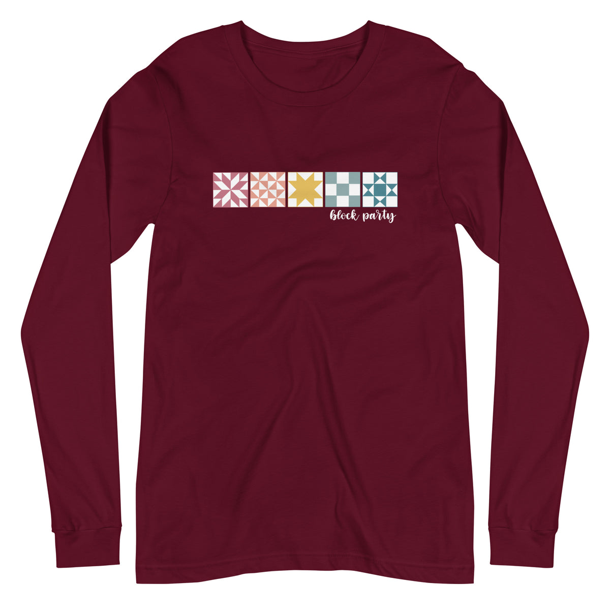 Block Party Quilting Long Sleeve Tee – KPerreaultCreates